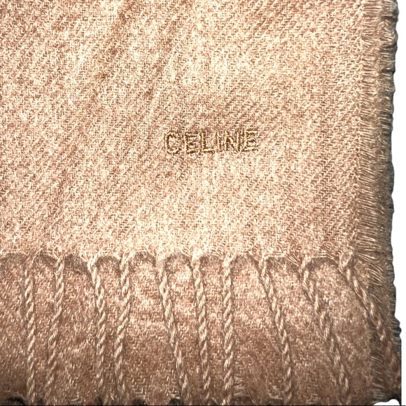 Celine | Accessories | Celine Cashmere Scarf Wrap | Poshmark